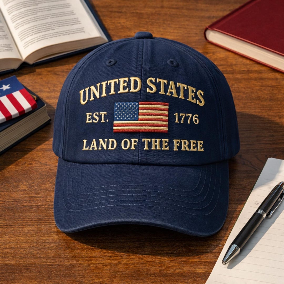 United States 250th Anniversary Hat, Patriotic Eagle Wings Cap 1776 ...