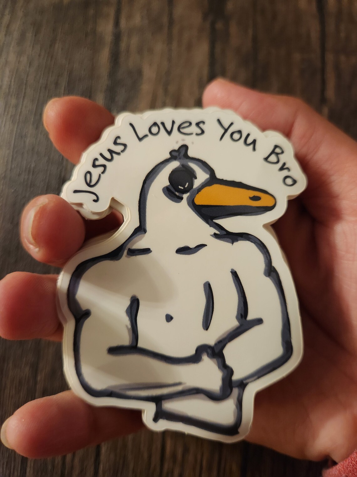 Buff Duck Sticker - Etsy