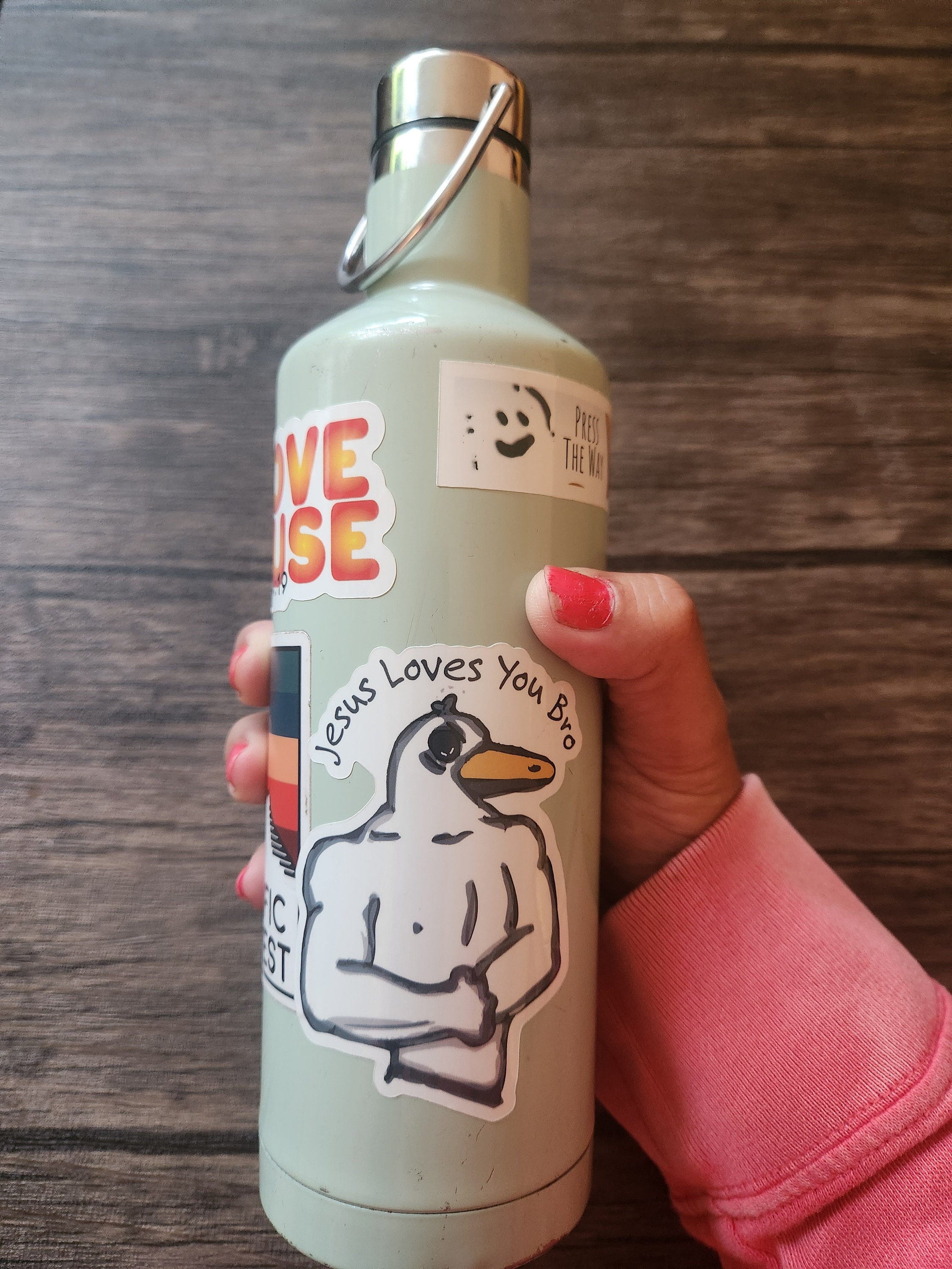 Buff Duck Sticker - Etsy