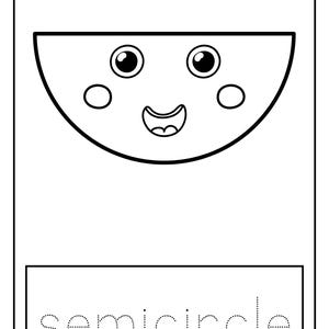 Shapes Coloring Book for Kids - Etsy