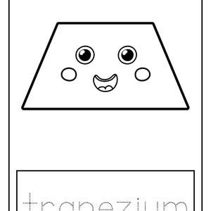 Shapes Coloring Book for Kids - Etsy