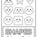 Shapes Coloring Book for Kids - Etsy