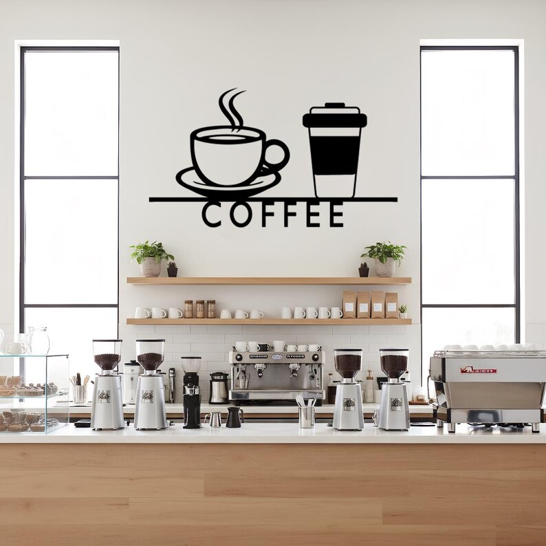 Personalized Coffee Bar Sign for Kitchen, Custom Coffee Decor, Coffee ...