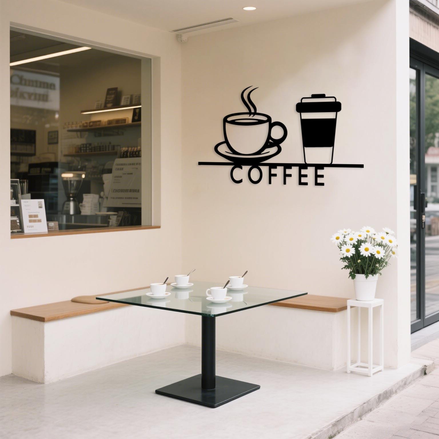 Personalized Coffee Bar Sign for Kitchen, Custom Coffee Decor, Coffee ...