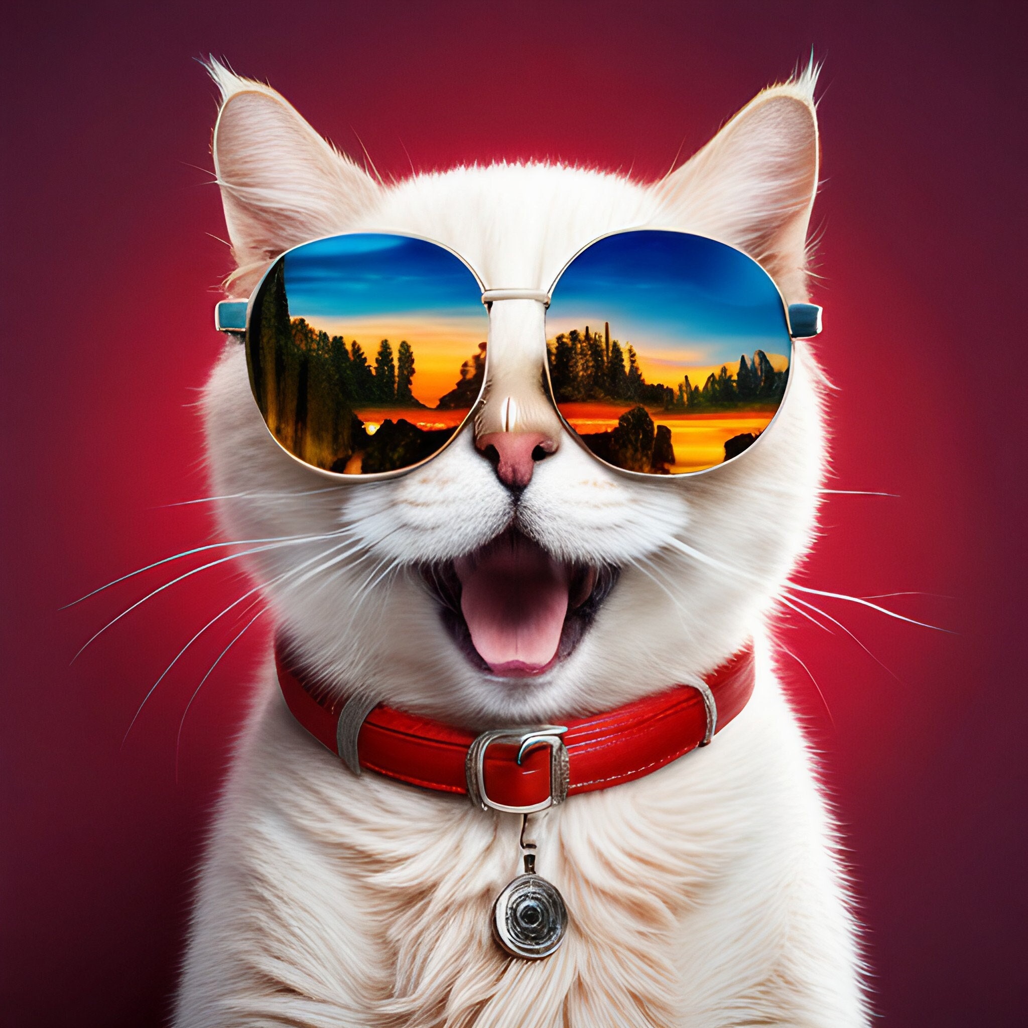 21 Cool Cat in Sunglasses Graphics, Cat With Sunglasses Digital Art ...