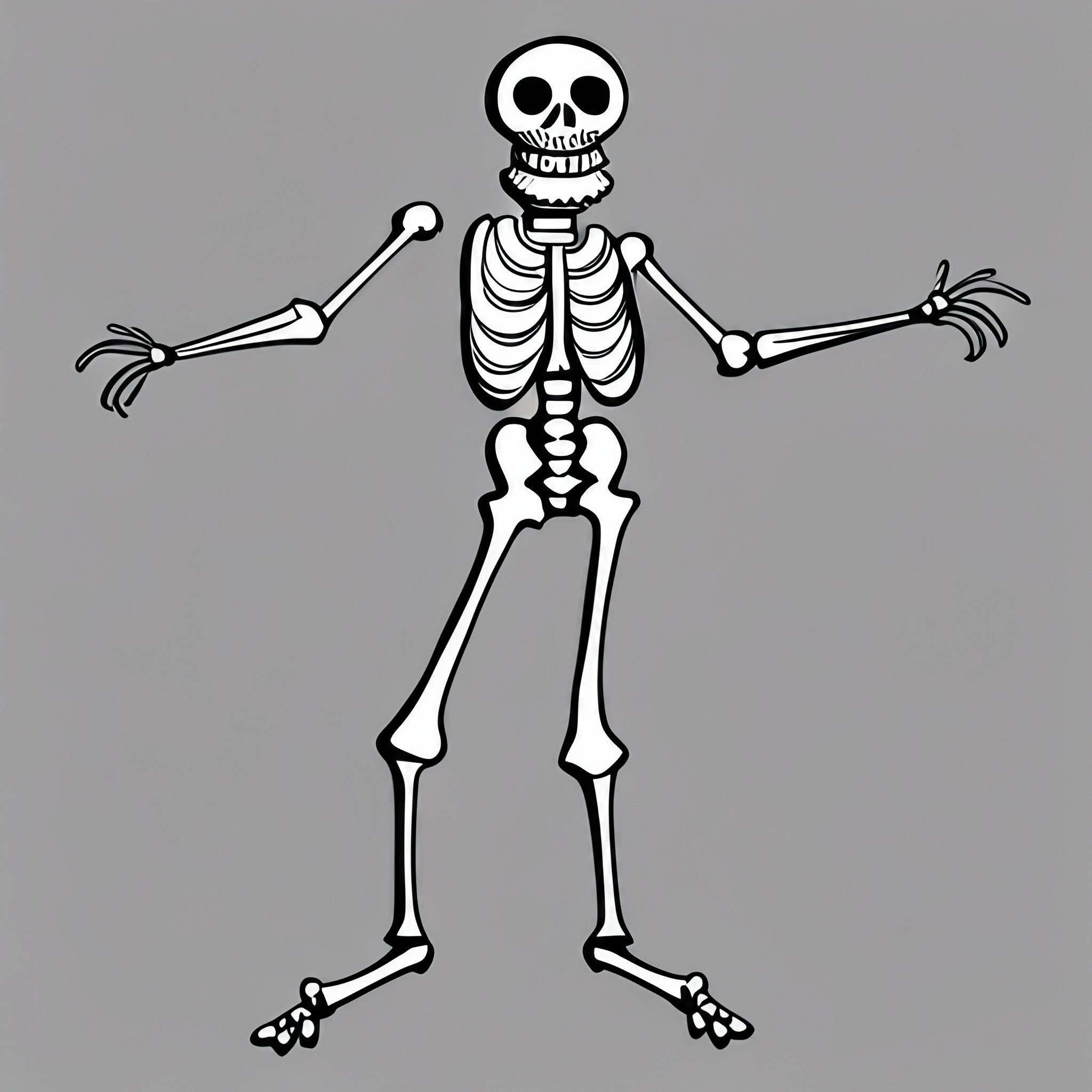 Skeleton Dancing, Skeleton Digital Art - Dance Macabre - Skull Art - 7 ...