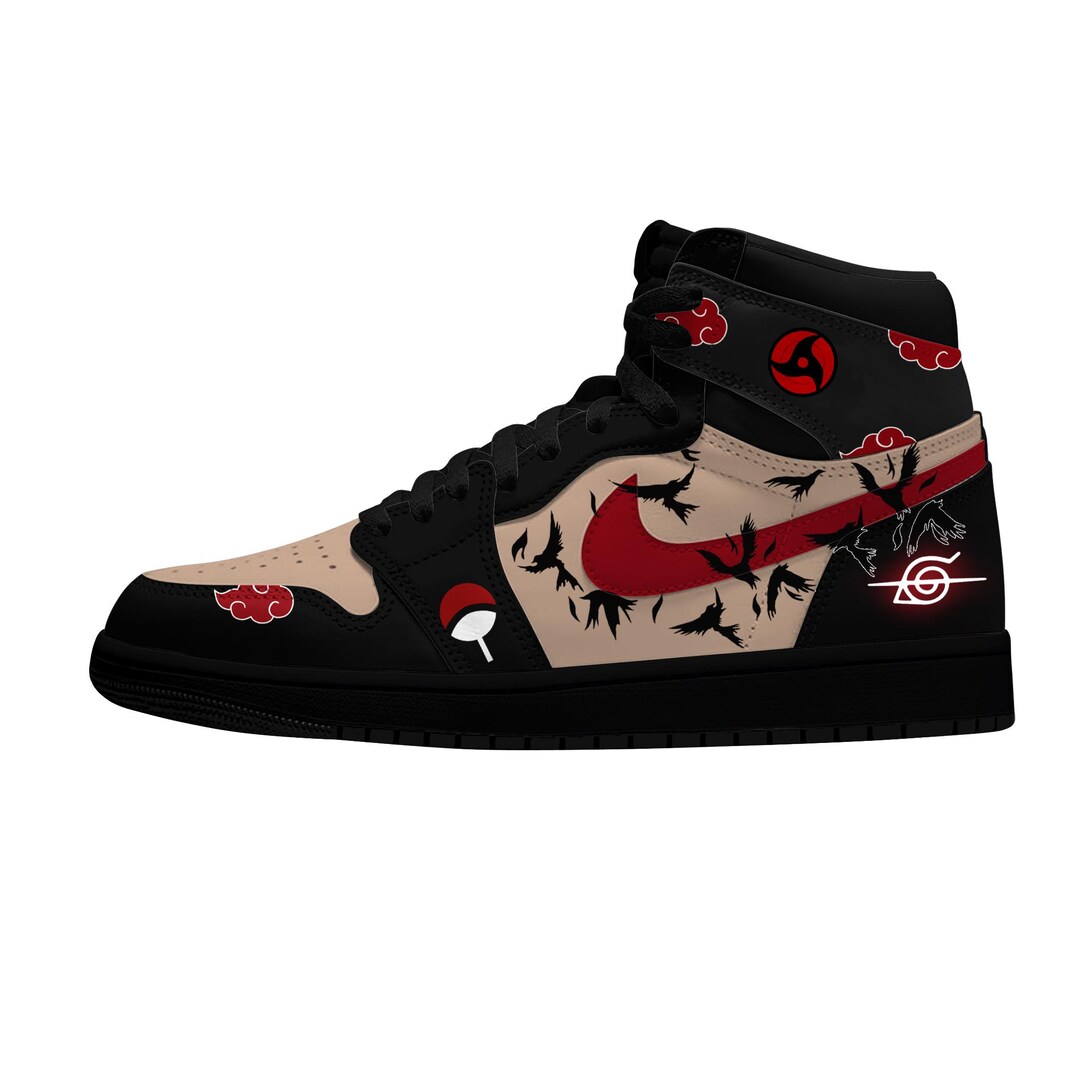 Personalized Naruto Akatsuki Itachi Uchiha Shoes for Women and Men ...