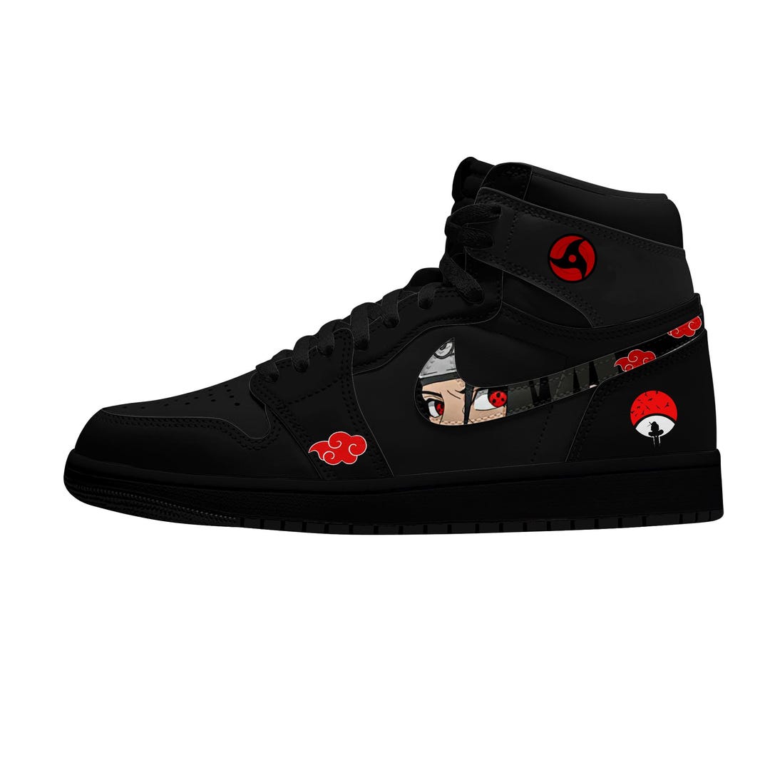 Personalized Akatsuki Itachi Uchiha Shoes for Women and Men Naruto ...