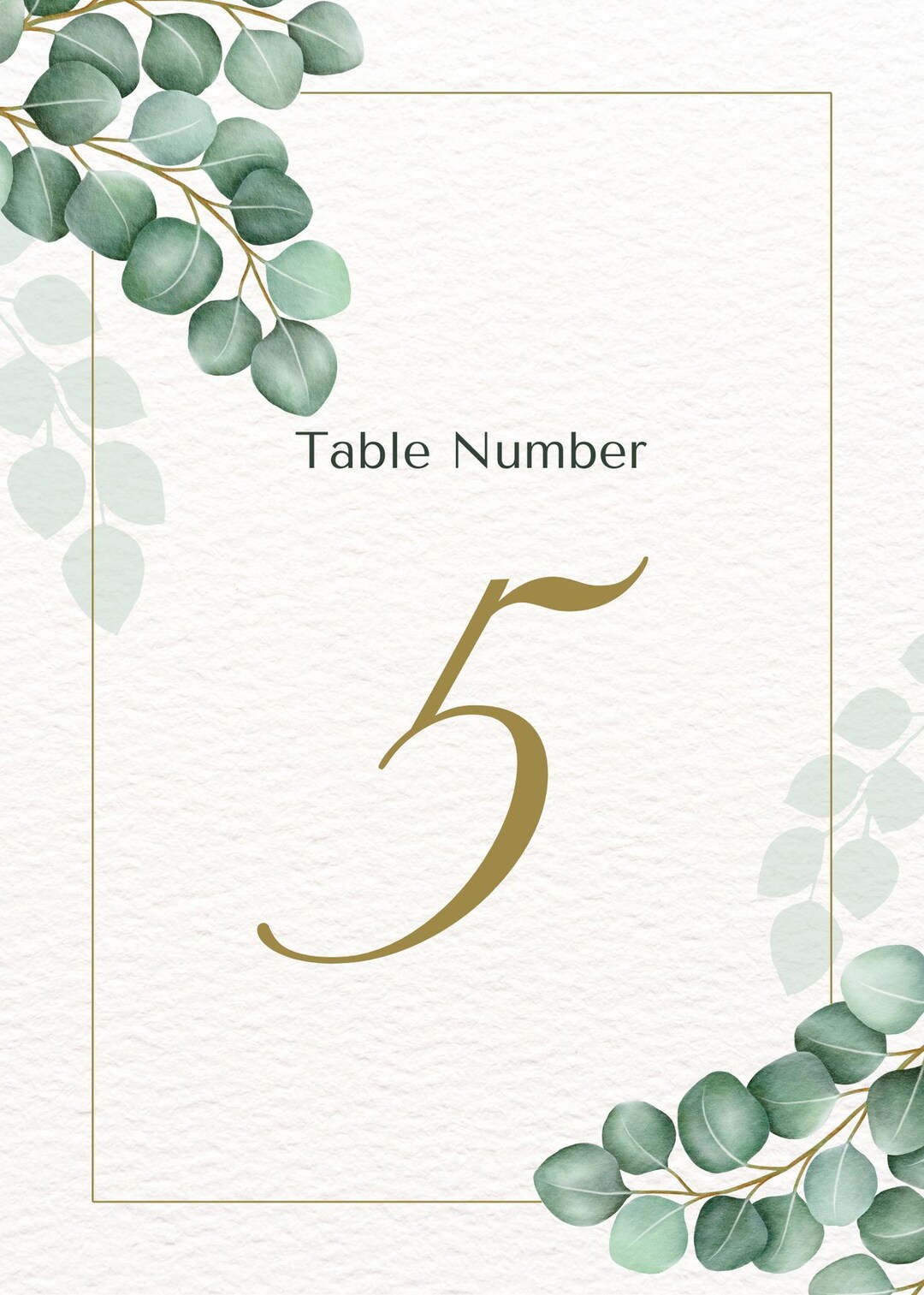 Printable Table Numbers - Etsy
