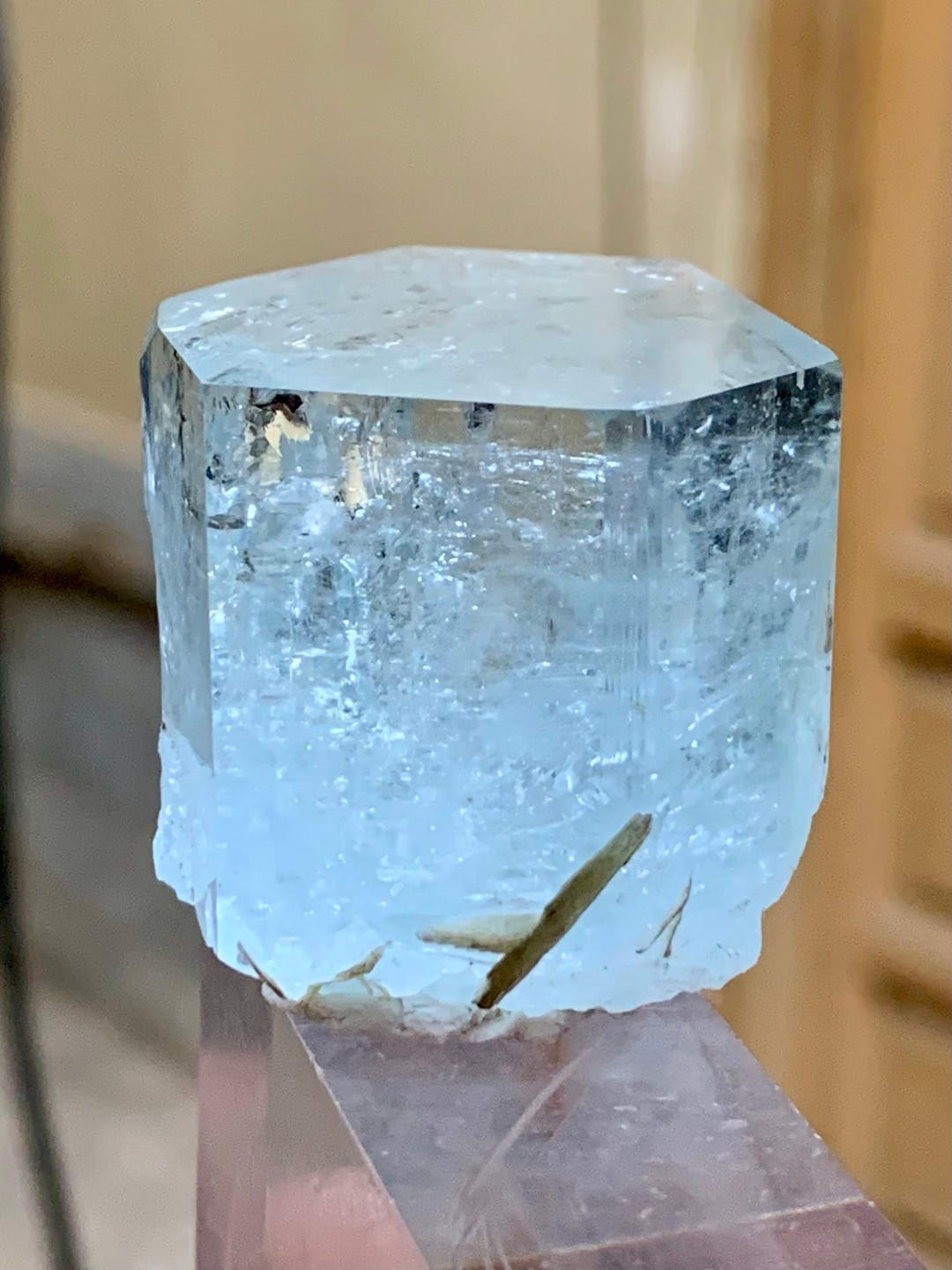 Aquamarine Transparent Crystal From Chumar Bakhoor Mines Pakistan 46 ...