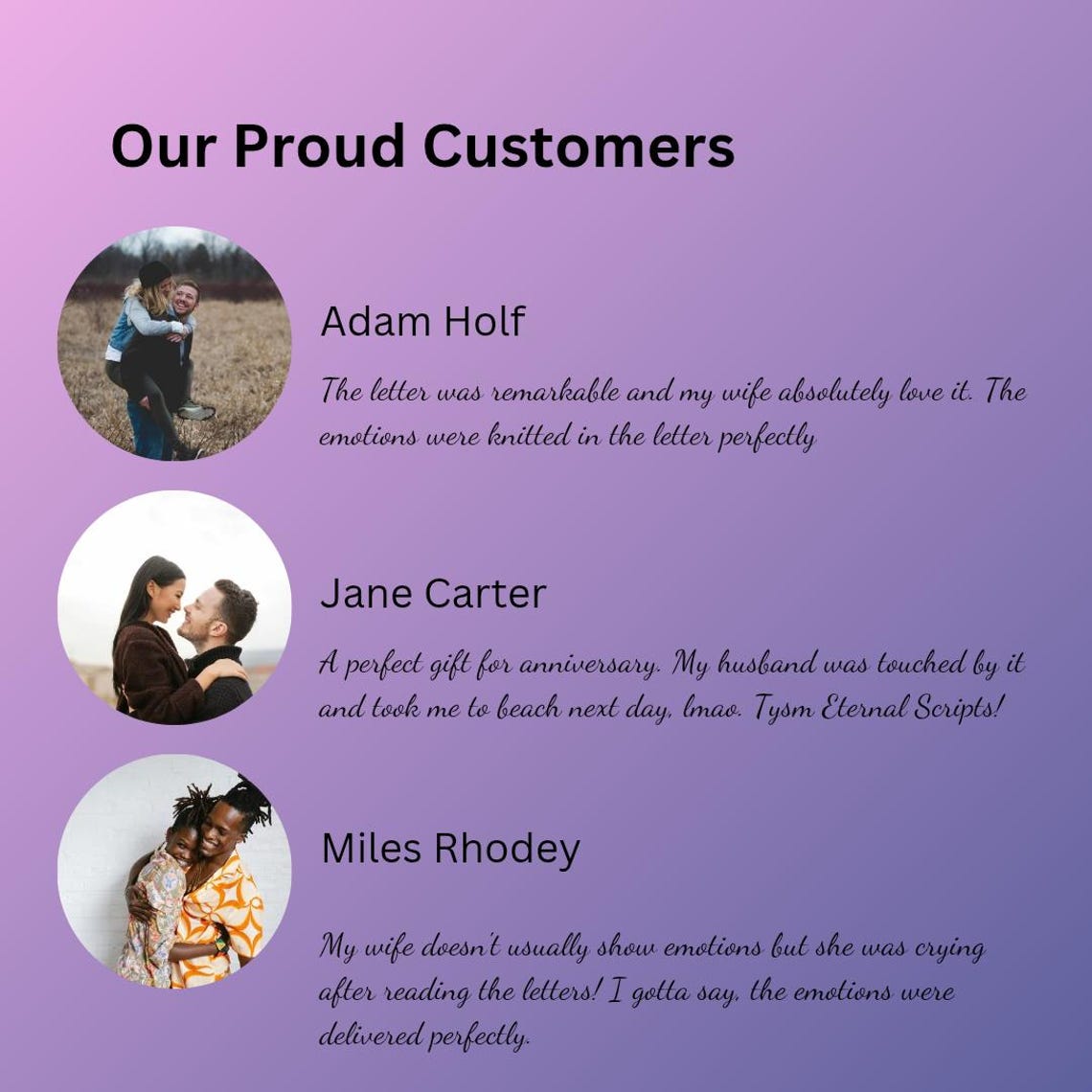 Fully Customized Handwritten-style Letter | Personalized for Any ...