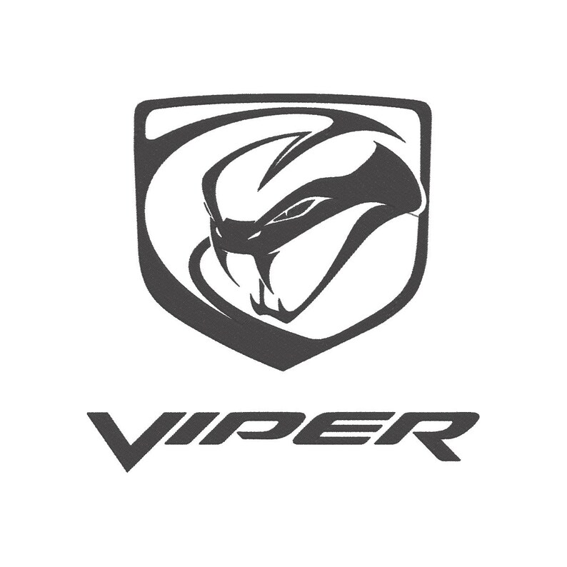 Viper Embroidery Logo Design - Etsy