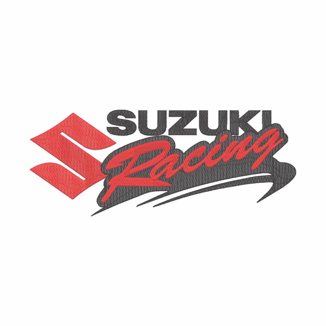 Suzuki Racing Embroidery Logo Design - Etsy