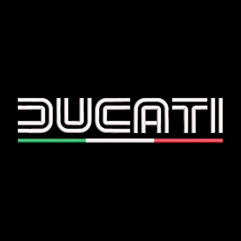 Ducati Embroidery Logo Design - Etsy