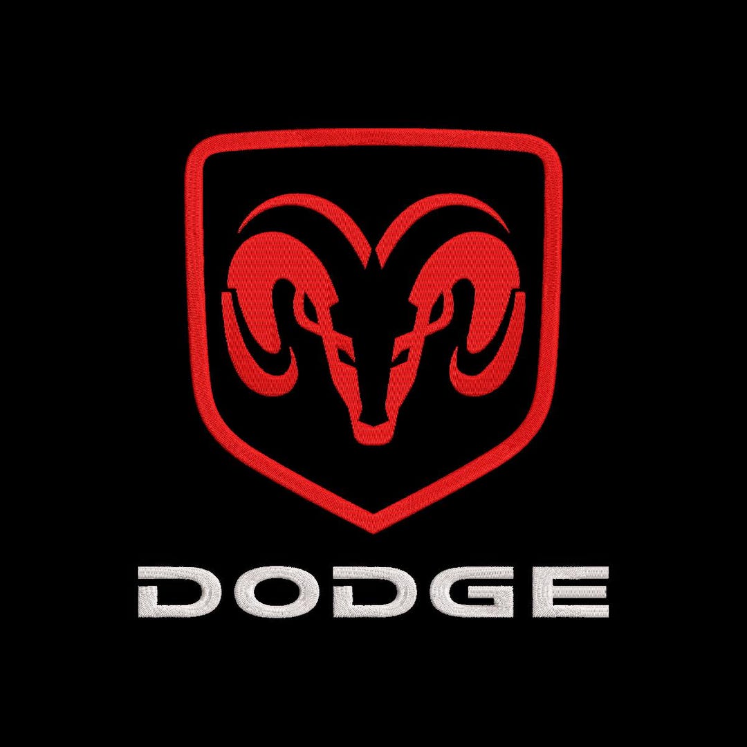 Dodge Embroidery Logo Design - Etsy