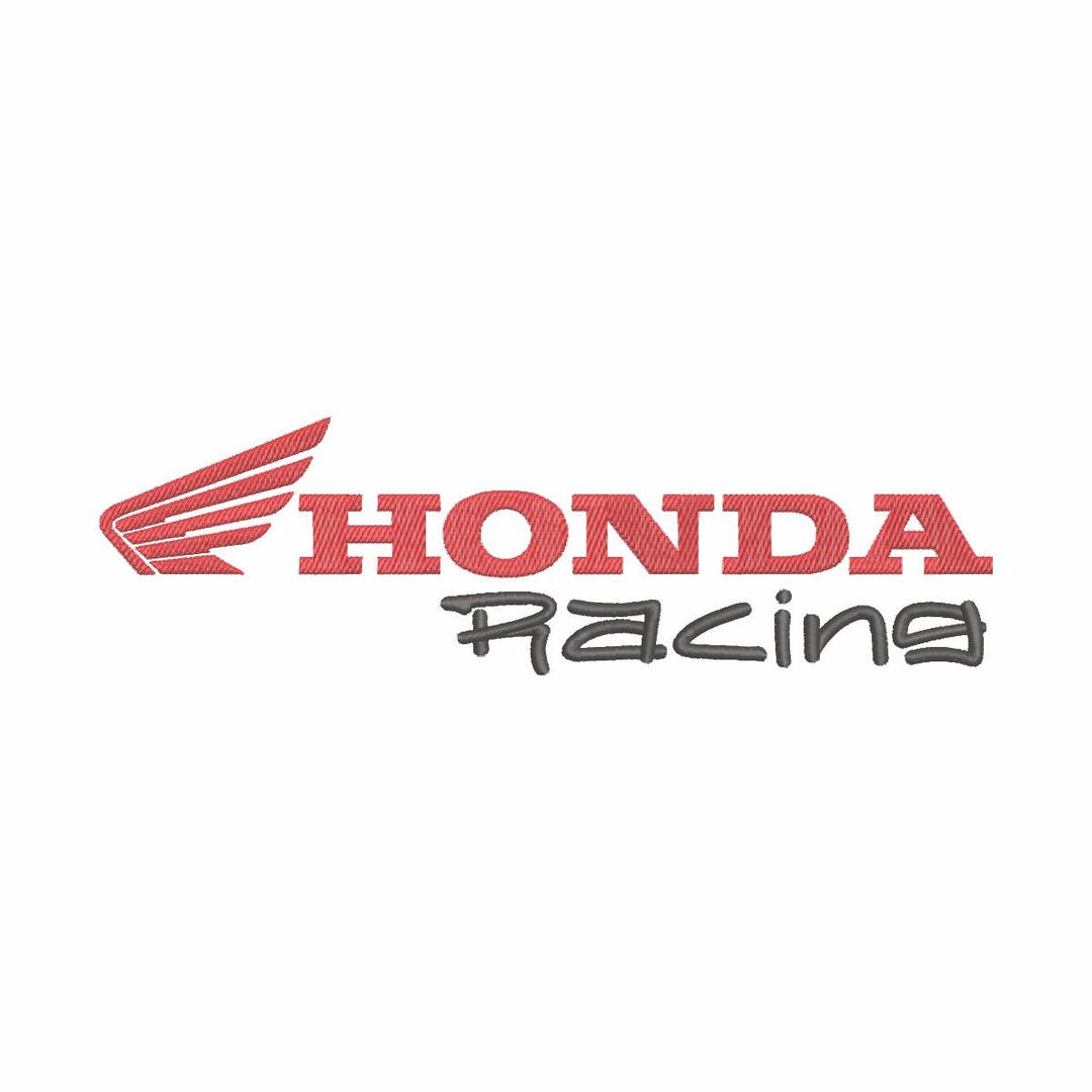 Honda Racing Embroidery Logo Design - Etsy