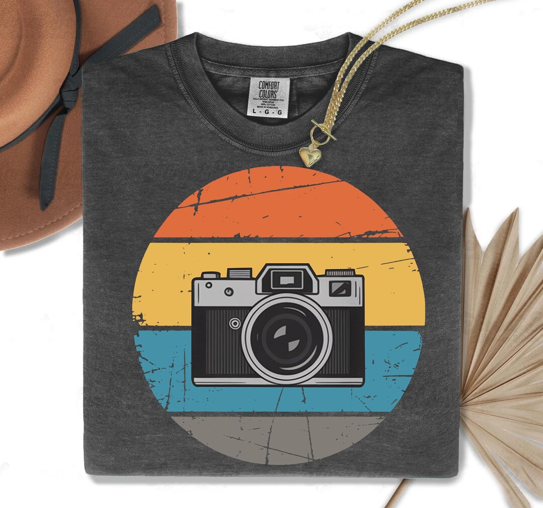 Vintage Camera Shirt, Retro Photographer Tee, Film Photography Gift ...