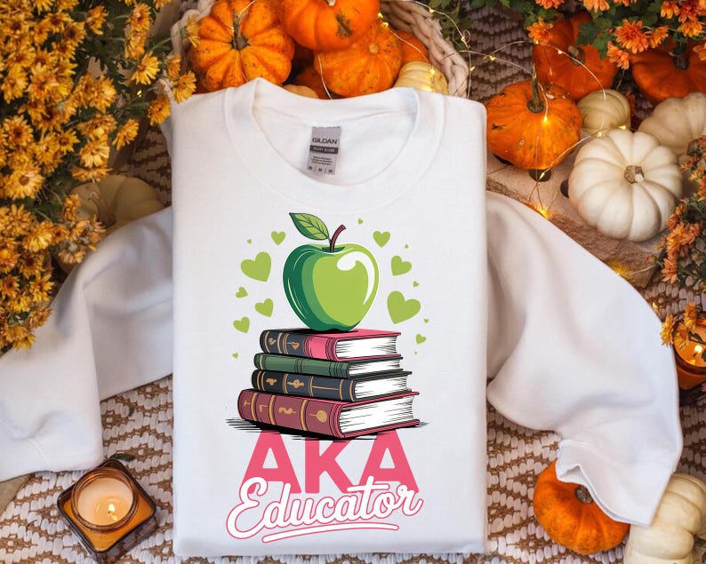 AKA Educator Sweatshirt – Alpha Kappa Alpha Sorority Teacher Gift - Etsy