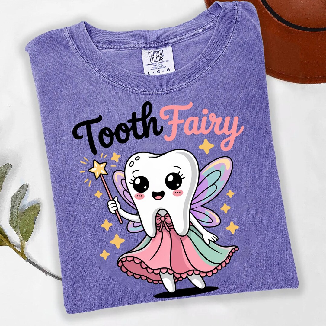 Tooth Fairy Graphic Tee, Dental Assistant Gift - Etsy