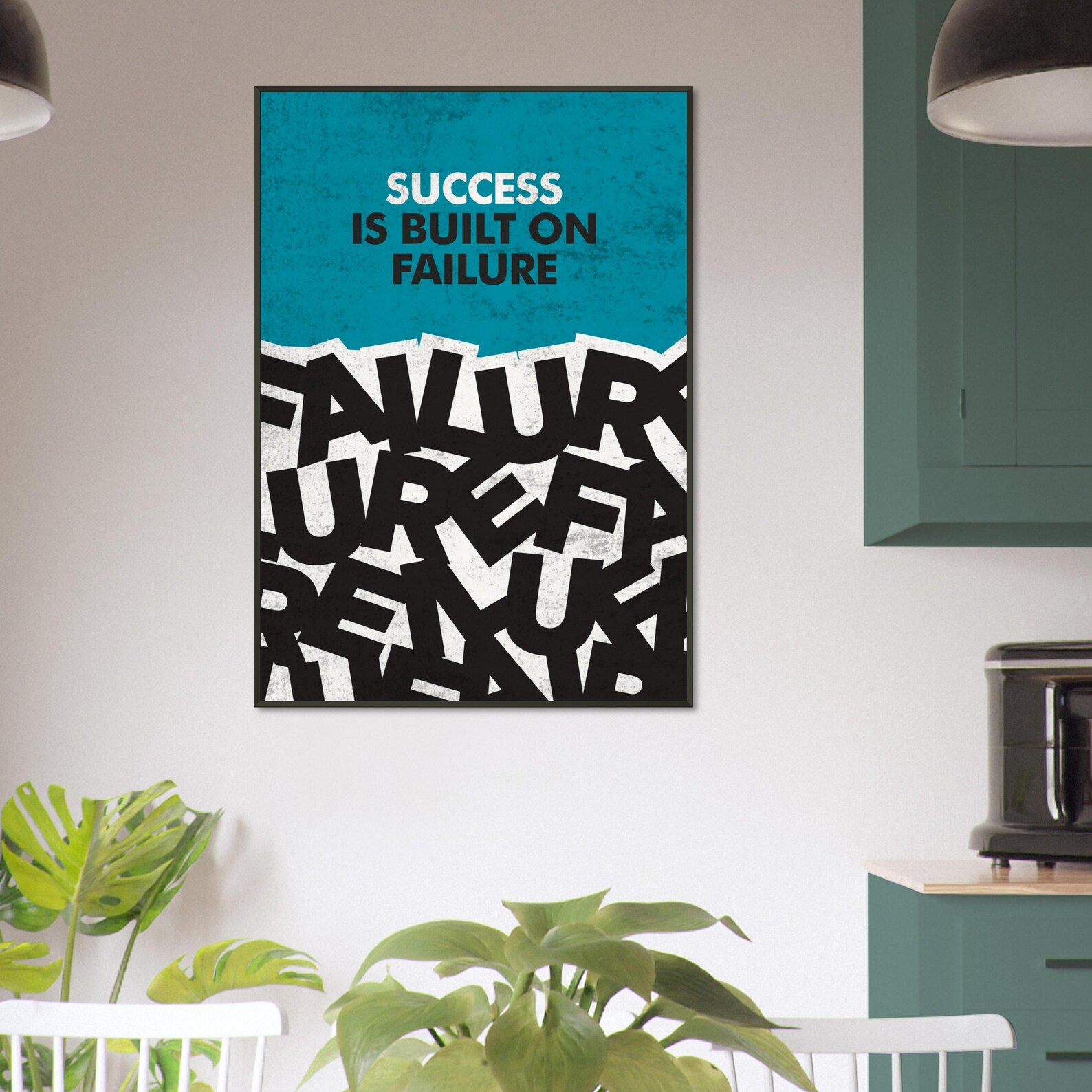Success is Built on Failure Framed Artwork - Inspirational Wall Art ...