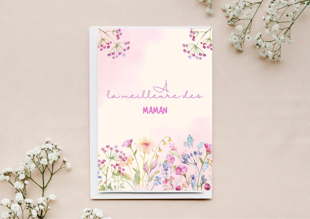 Printable Mother's Day Card / A Pleasure to Give to Your Mom / Mom's ...