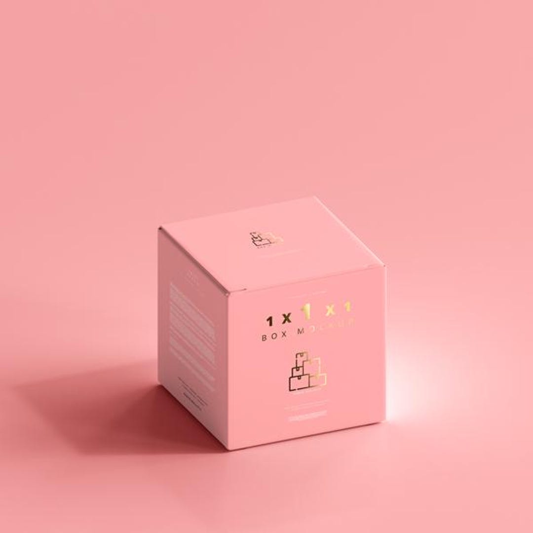 Custom Boxes With Metallic Foil Stamping | 2.50L X 2.50W X 2.50H Inch ...