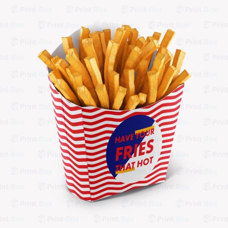 French Fry Box - Etsy