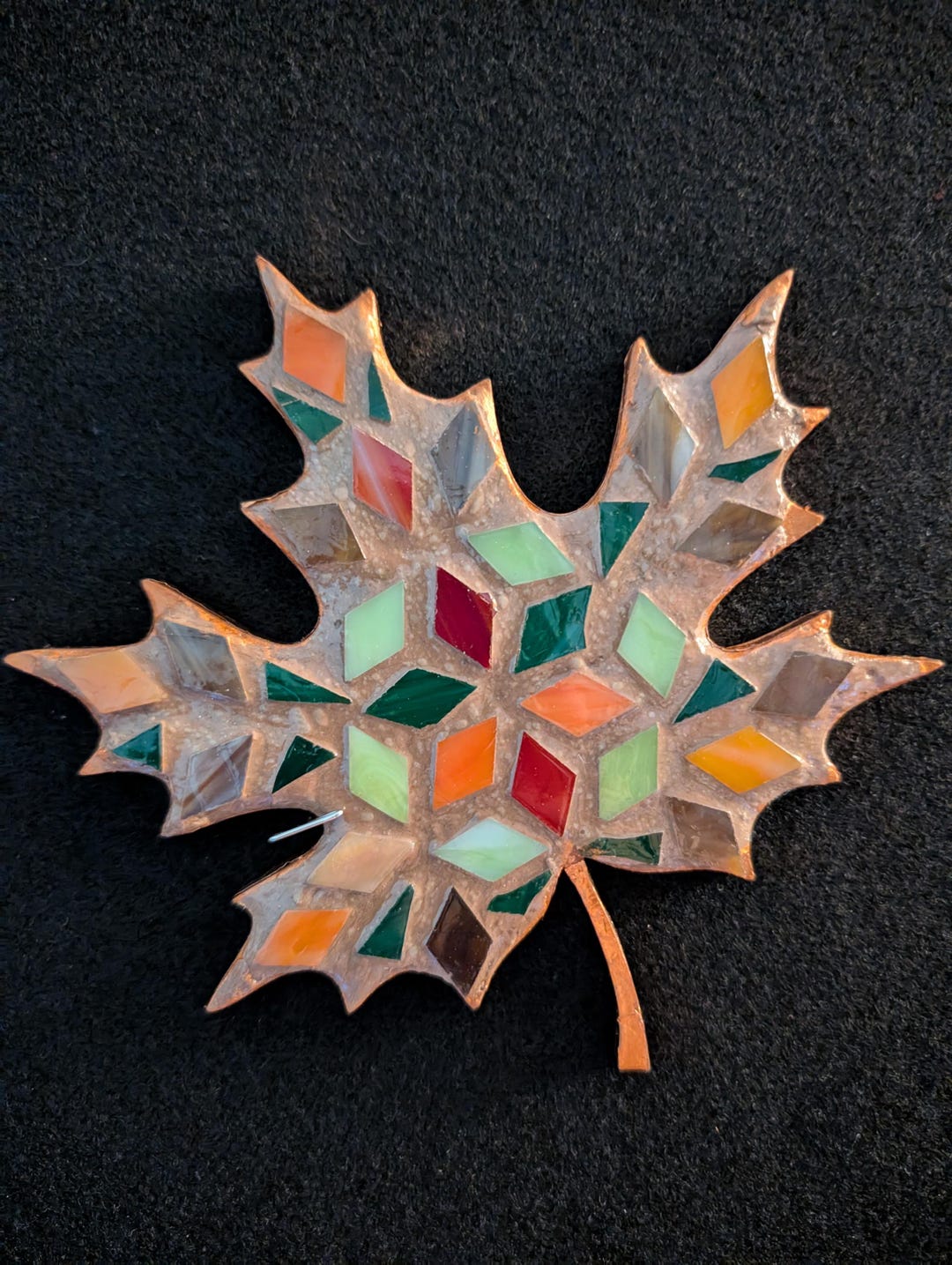 6" Fall Mosaic Pieces. Choose From Leaves, Pumkins or Scarecrow ...
