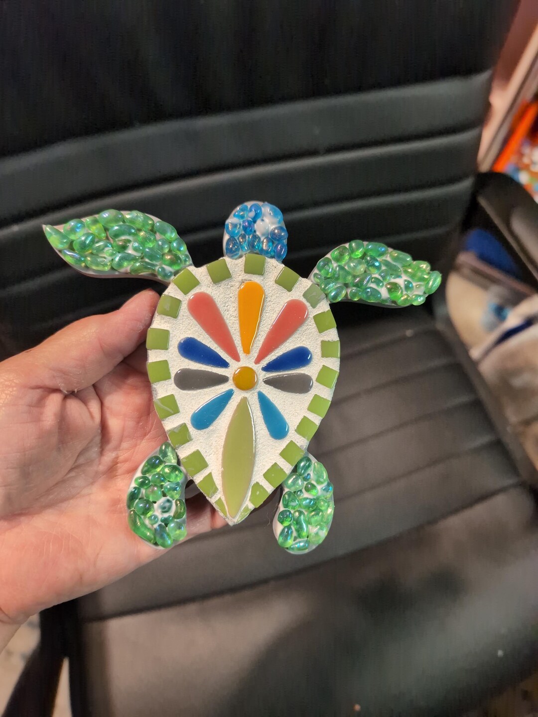 6" Mosaic Turtle or Pug Dog - Etsy
