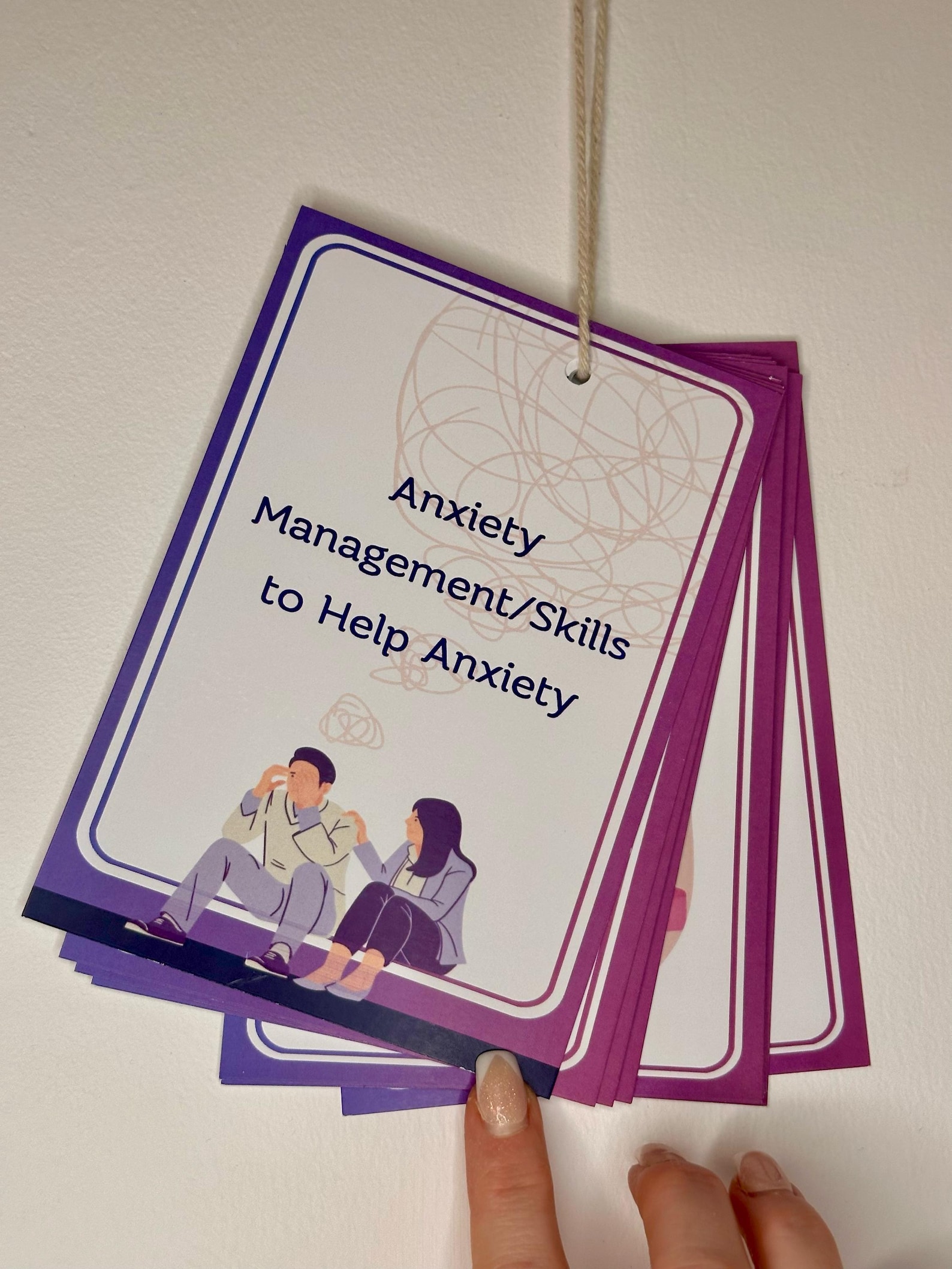 Anxiety Skills Cards, Anxiety Techniques, Stress, Mental Health, Trauma ...