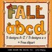 Fall Alphabet PNG Bundle, Coquette Aesthetic Letters, Preppy Font PNG ...
