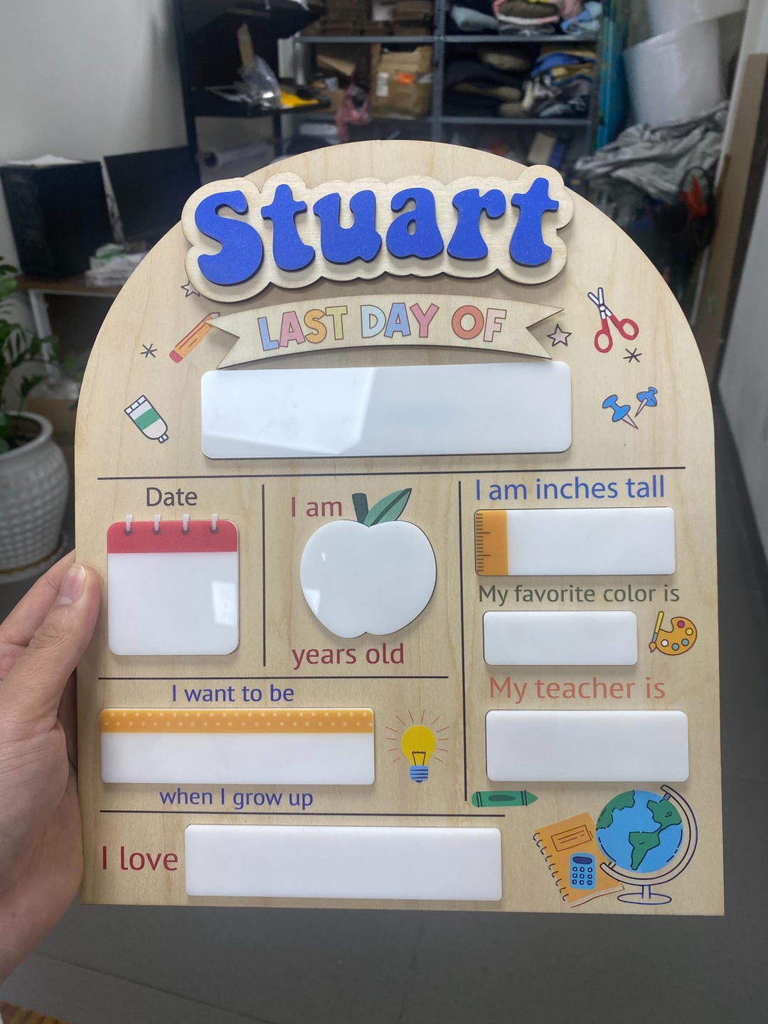 First and Last Day of School Board Signs, Back to School Sign ...