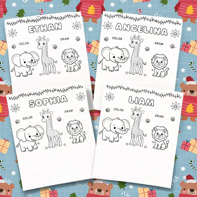 Personalized Coloring Page for Kids | Custom Name Coloring Sheet ...