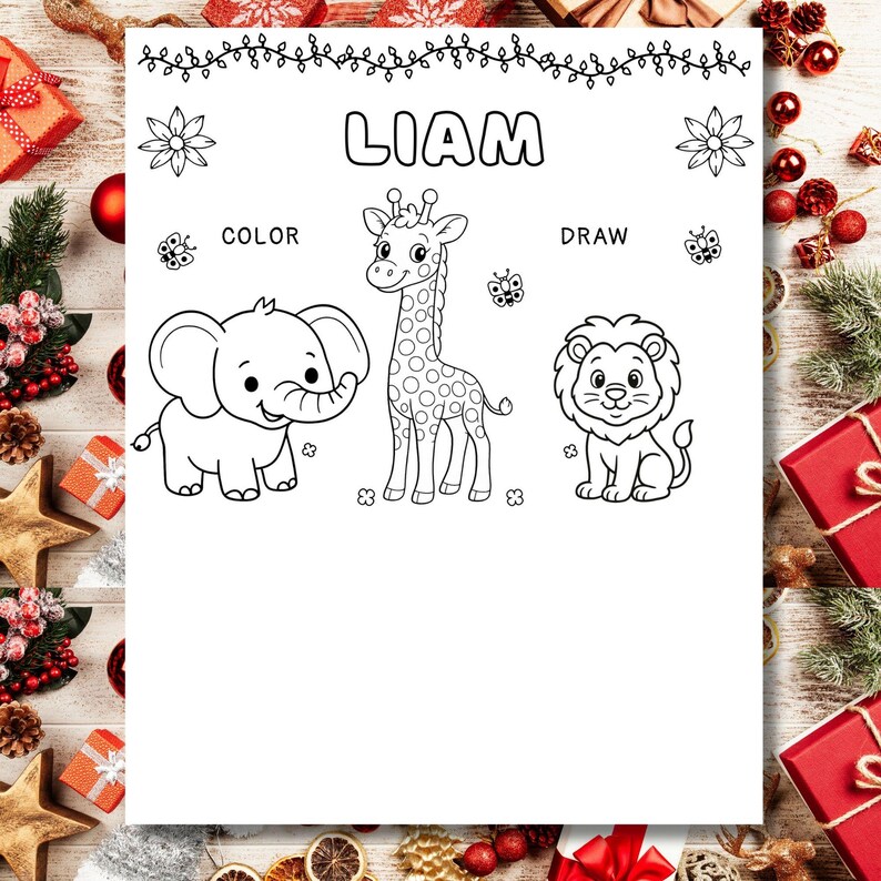 Personalized Coloring Page for Kids | Custom Name Coloring Sheet ...