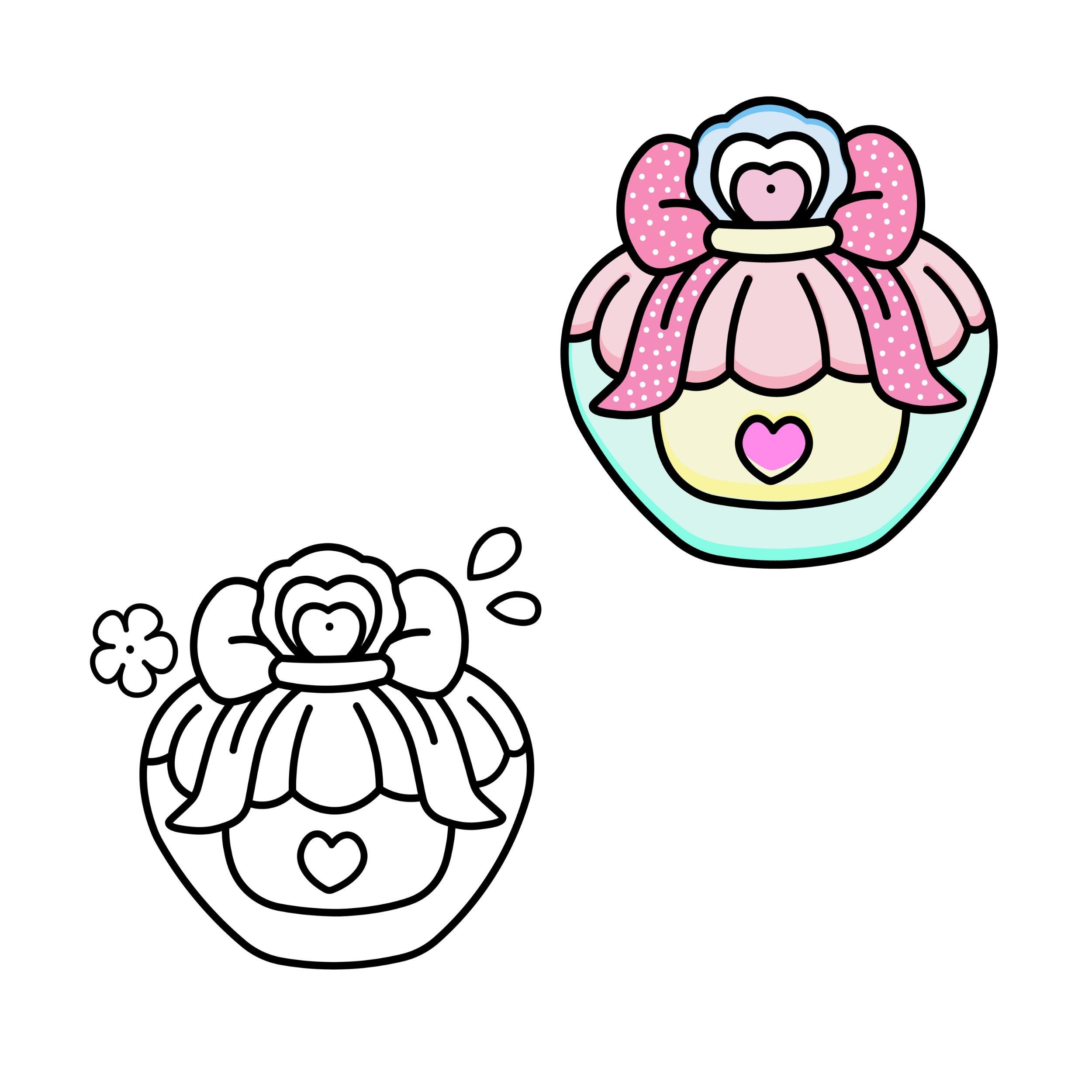 50 Pages – Sweet Cutie Bold & Easy Coloring Book for Girls and Teens ...