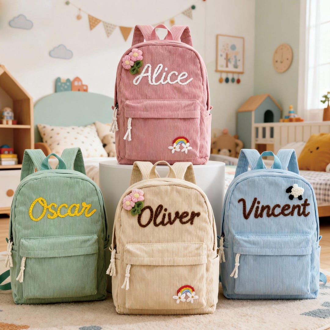 Personalized Kids Backpack, Toddler School Backpack, Back to School ...