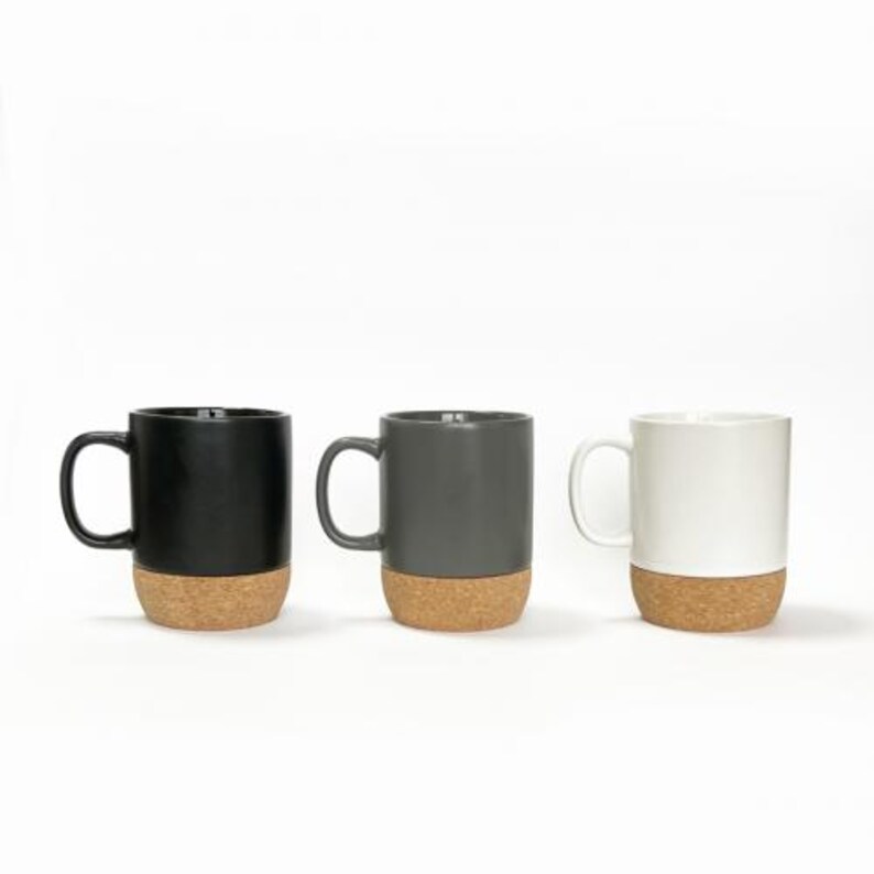 Ceramic Mug With Wooden Coaster – 320ml Coffee or Tea Cup, Stylish Gift ...