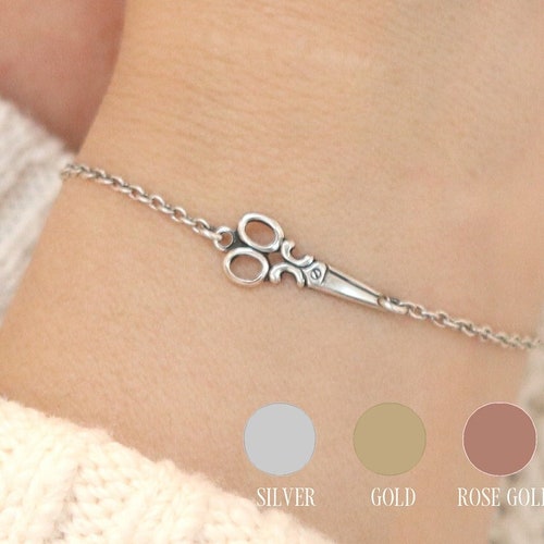 Large Scissor Bracelet Scissor Jewelry Sterling Silver - Etsy
