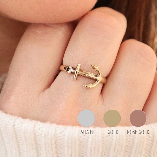 Anchor Ring - Etsy