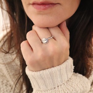 Small Banjo Ring, Sterling Silver, 24K Gold, Rose Gold Finishes, Banjo ...