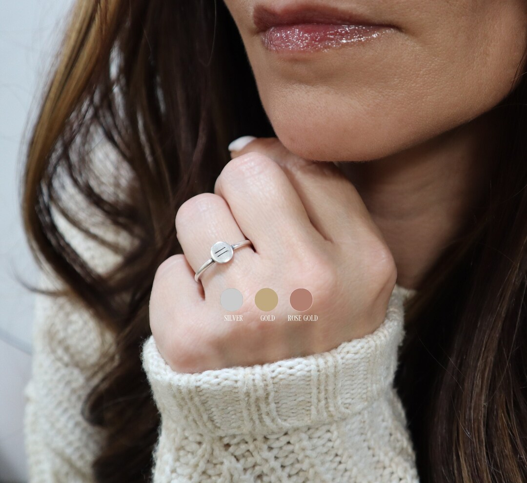 Small Equal Sign Ring, Equality Ring, Silver, Gold, Rose Gold Finishes ...