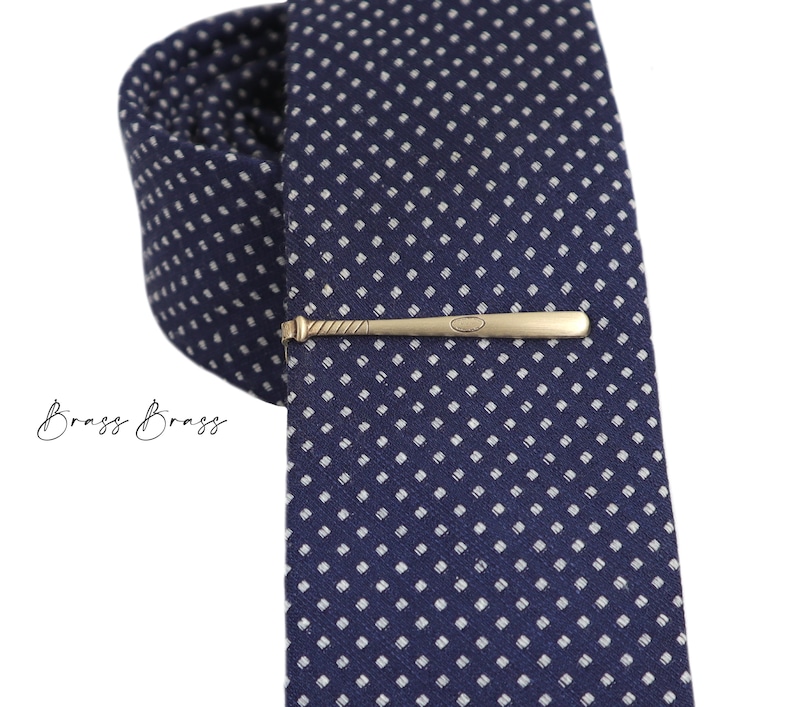 Baseball Bat Tie Bar Baseball Tie Clip Gifts for Him - Etsy