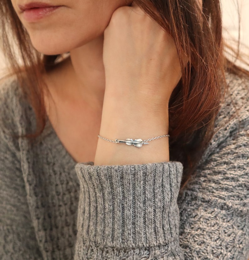 Small Cello Bracelet Sterling Silver Finish Cello Jewelry | Etsy