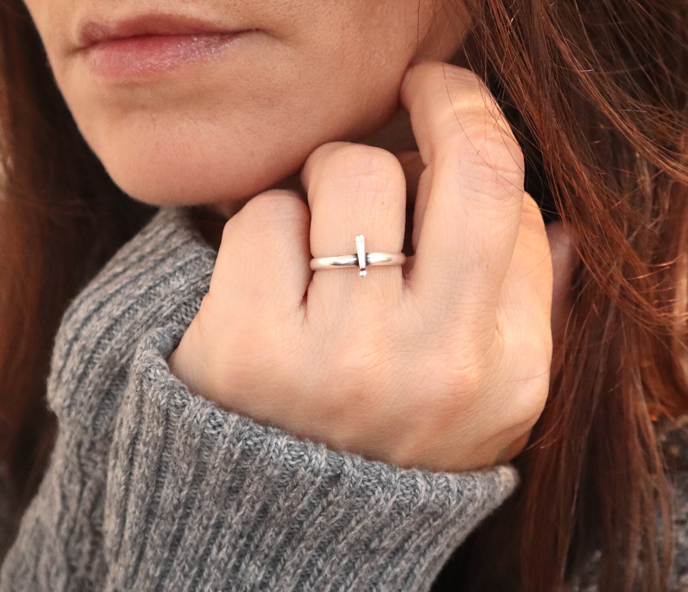 Exclamation Point Ring Punctuation Jewelry Grammar Ring - Etsy Hong Kong