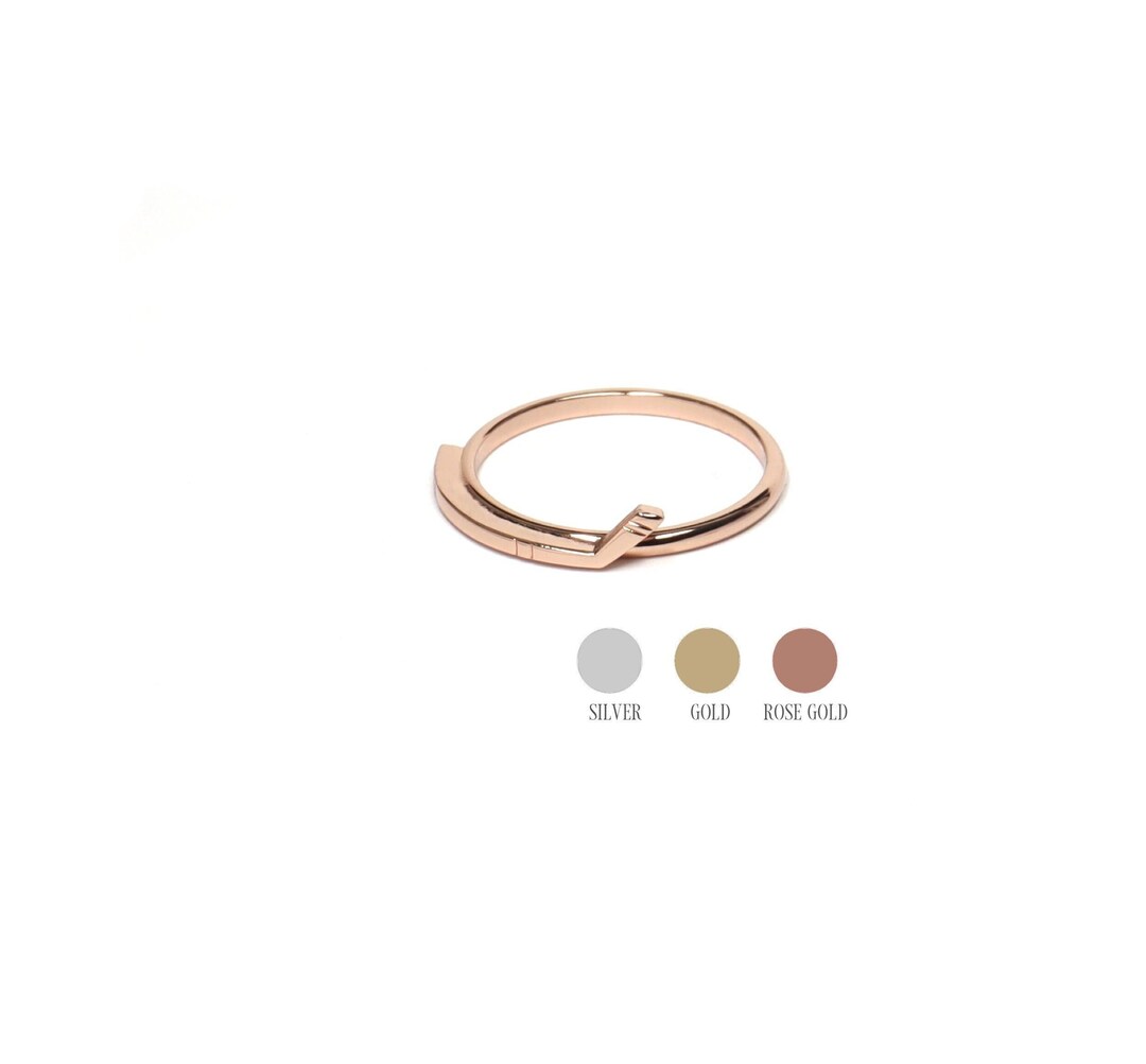 Ice Hockey Ring, Sports Ring, Unisex Ring, Sterling Silver, 24K Gold ...