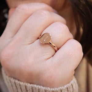 Pause Ring, Pause Symbol Ring, Silver, Gold, Rose Gold Finishes, Mental ...