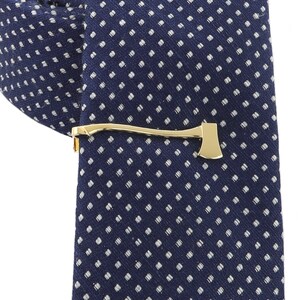 Ax Tie Bar, Ax Tie Clip, Sterling Silver Ox or Antiqued Brass Ox Finish ...