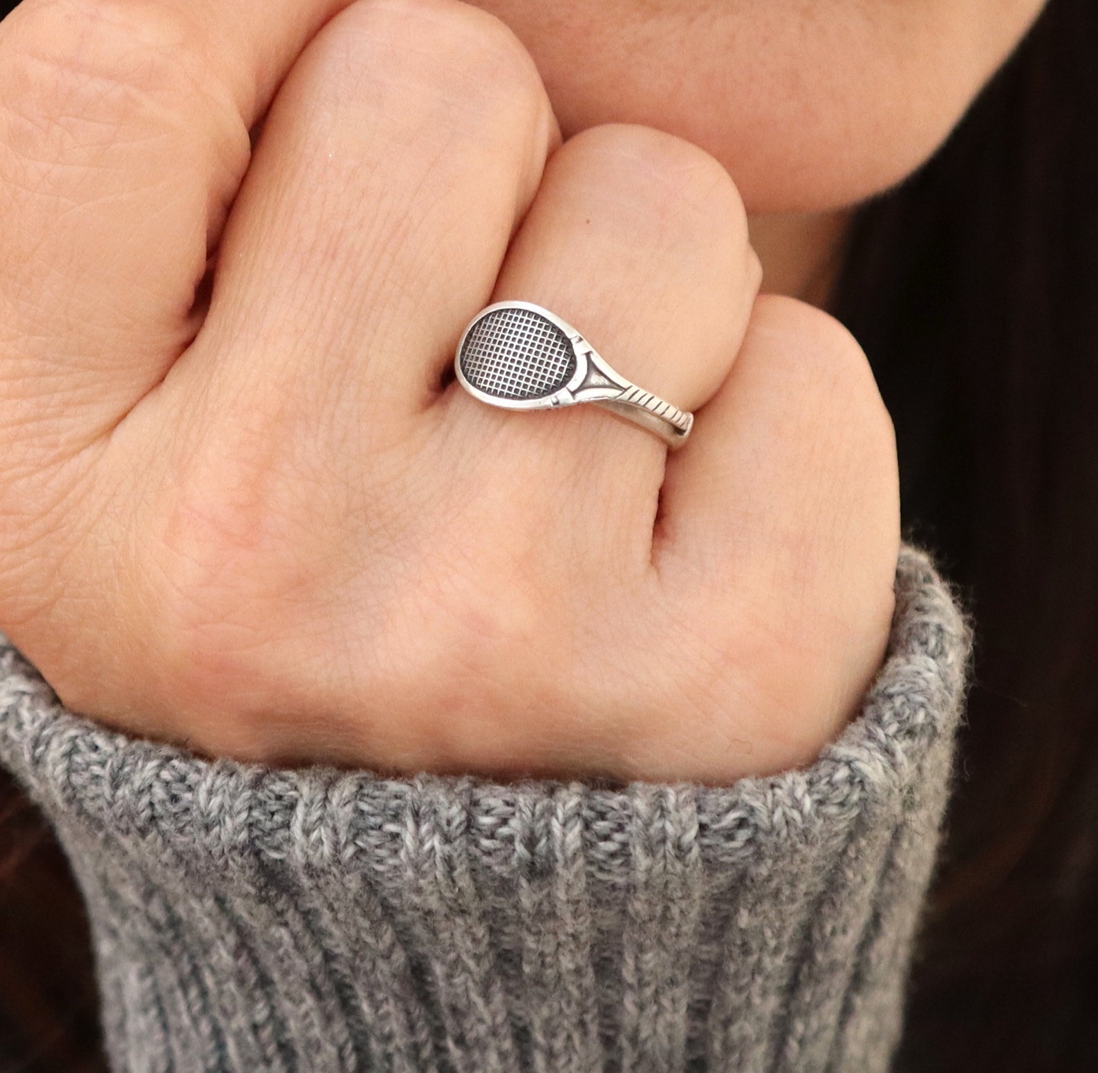 Tennis Ring Sterling Silver 24K Gold Rose Gold Finishes - Etsy