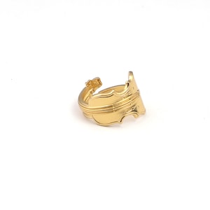 Violin Ring, Unisex Ring, Sterling Silver or Brass Finish, Violin ...