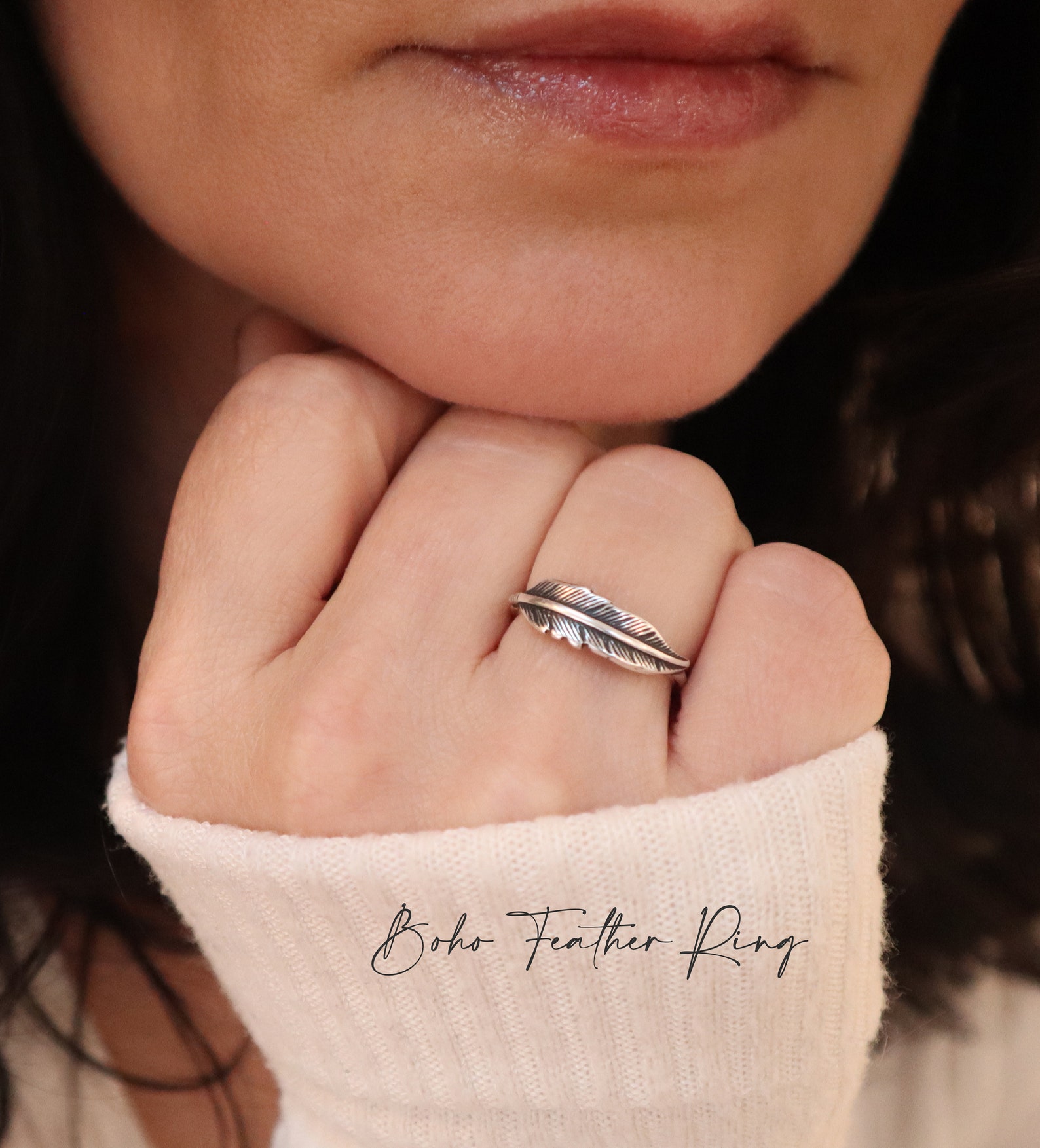 Feather Anklet Sterling Silver Finish and Antiqued Brass - Etsy